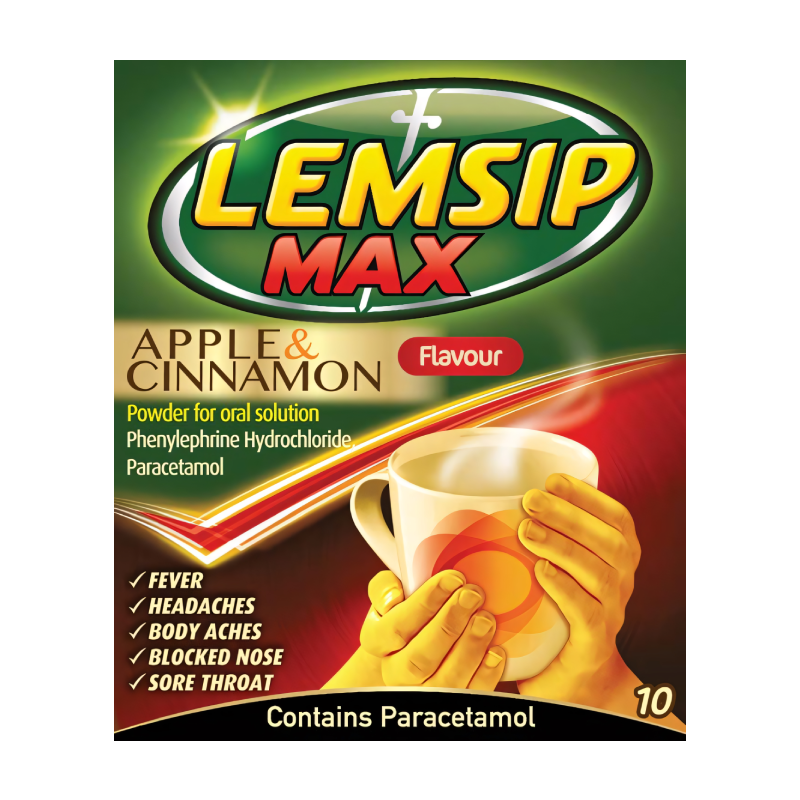 Lemsip Max Honey & Ginger Sachets for Cold & Flu Relief Buy Online at ...