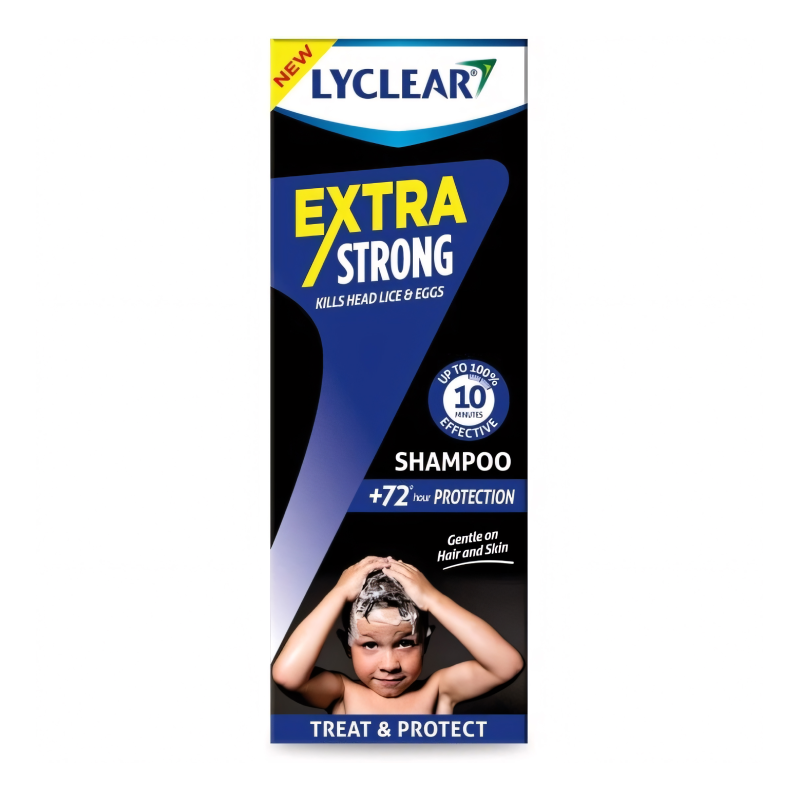 Lyclear Extra Strong Shampoo 200ml - Fast & Effective Lice Treatment ...