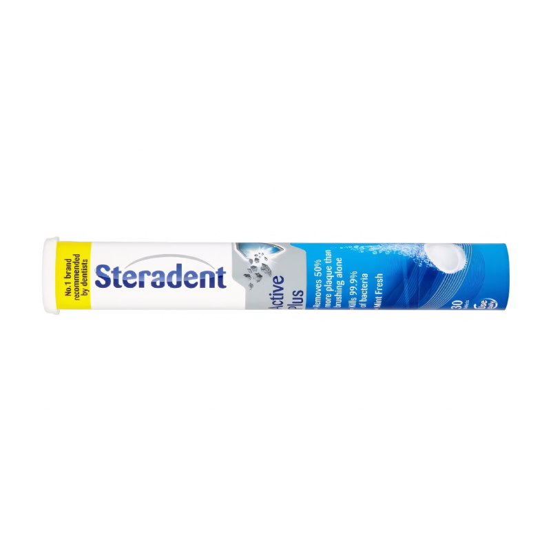 Buy Steradent Active Plus Denture Care - Powerful Cleaning & Freshness ...