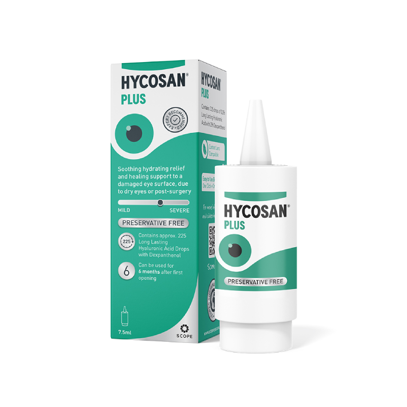 Hycosan Plus Eye Drops for Dry Eyes - Soothe & Hydrate | Westbury ...
