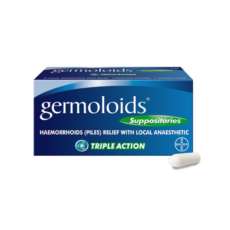 Relieve Haemorrhoids Fast with Germoloids 4 in 1 Suppositories ...