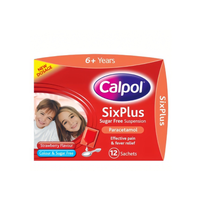Calpol Six Plus Sugar-Free Sachets for Headaches & Migraines | Fast ...