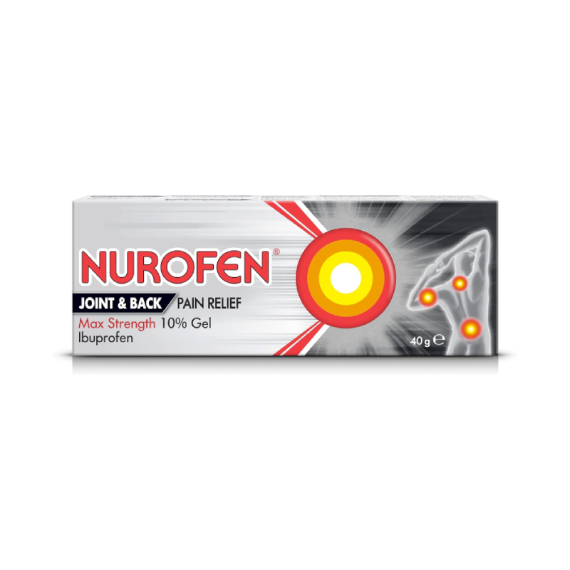 Nurofen Max Strength Gel for Joint & Back Pain Relief Fast-Acting ...