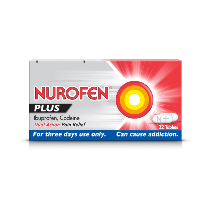 Nurofen Plus for Joint & Muscle Pain Relief - Fast-Acting Tablets ...