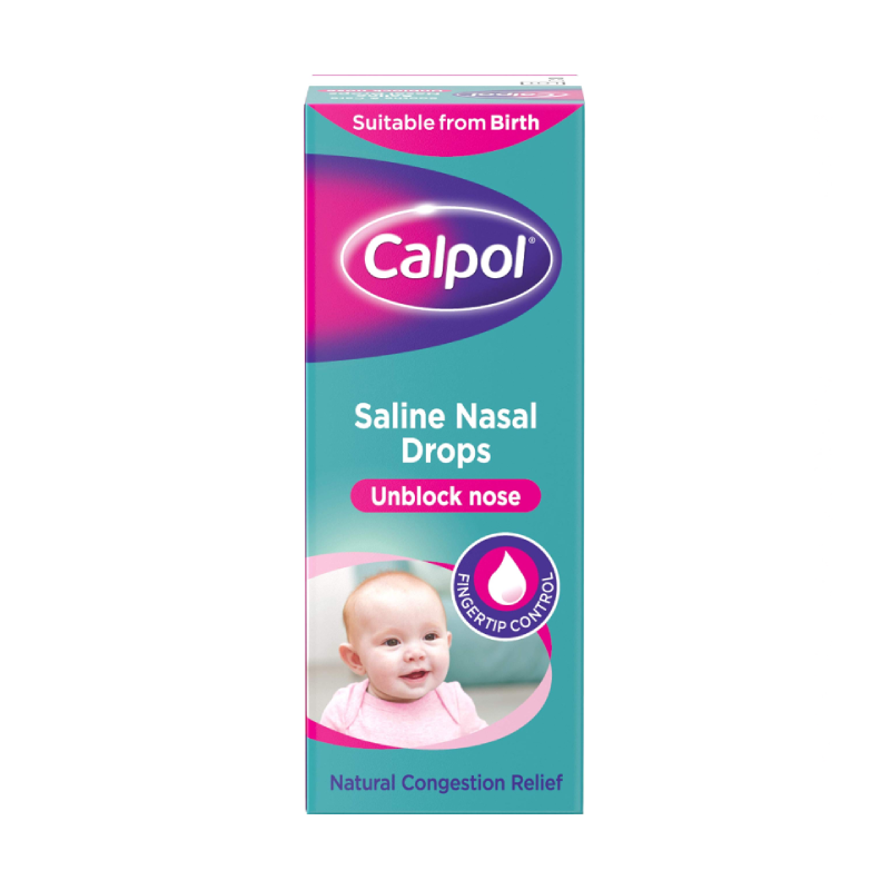 Calpol Saline Drops 10ml Gentle Relief for Baby's Cold & Flu | Westbury ...