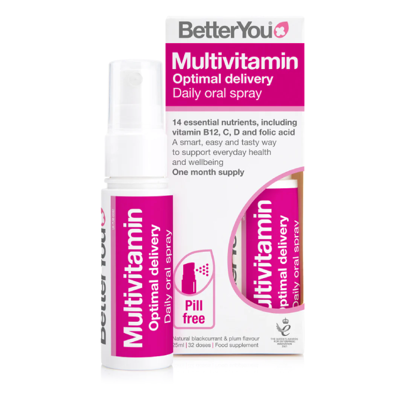 BetterYou Multivit Daily Oral Spray 25ml - Boost Your Health with ...