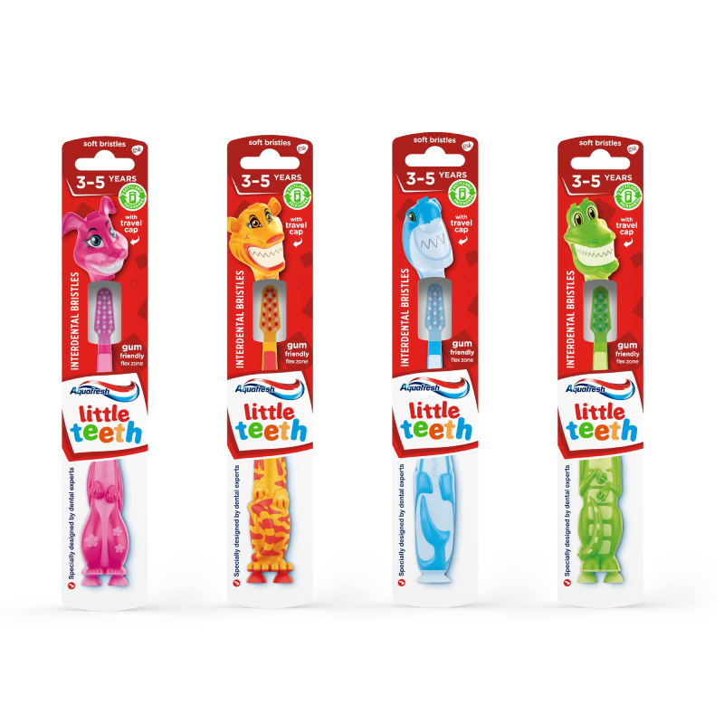 Aquafresh Little Teeth Toothbrush - Gentle Care for Kids | Buy at ...